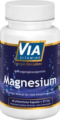 VIAVITAMINE Magnesium Capsules UK – ELIVERA UK