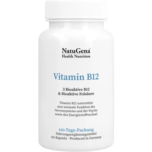 VITAMIN B12 BIOAKTIV + Folic Acid vegan capsules 120 pcs UK – ELIVERA UK