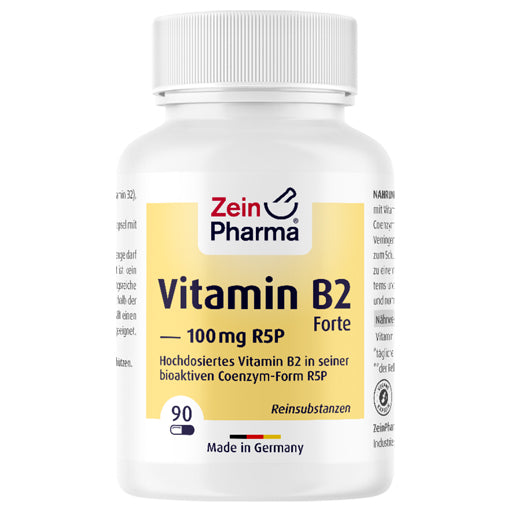 VITAMIN B2 FORTE 100 mg bioactive R5P capsules UK – ELIVERA UK