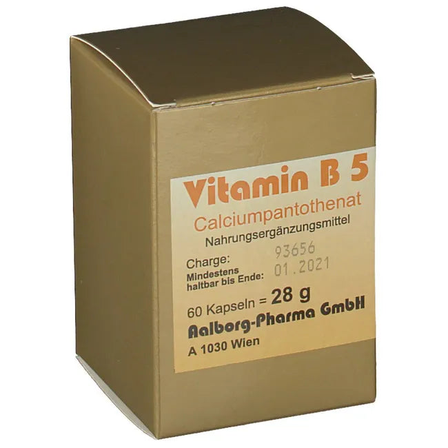 VITAMIN B5 CAPSULES, calcium pantothenate UK – ELIVERA UK
