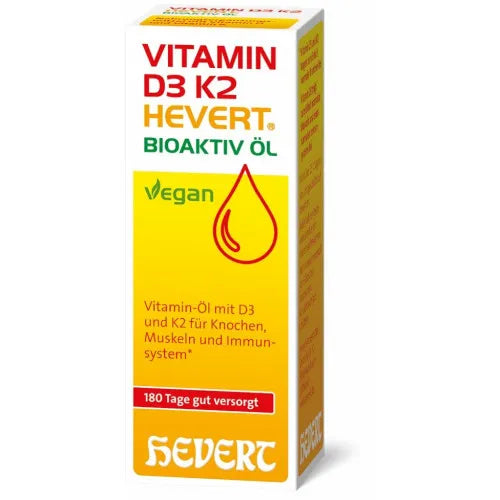 VITAMIN D3 K2 Hevert Bioactive Oil 20 ml UK – ELIVERA UK