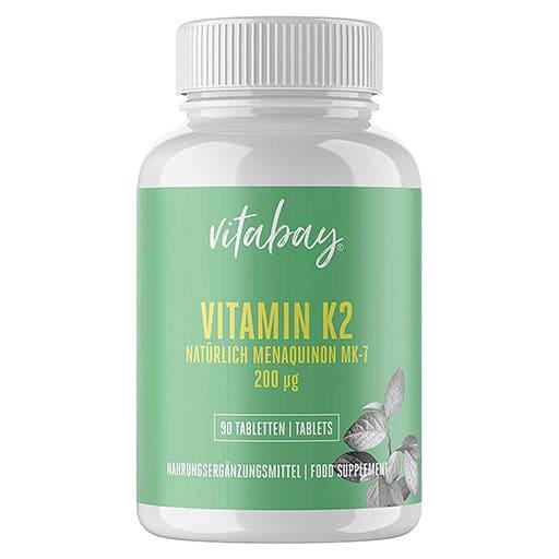 VITAMIN K2 200 µg MK-7 vegan high dose tablets UK – ELIVERA UK
