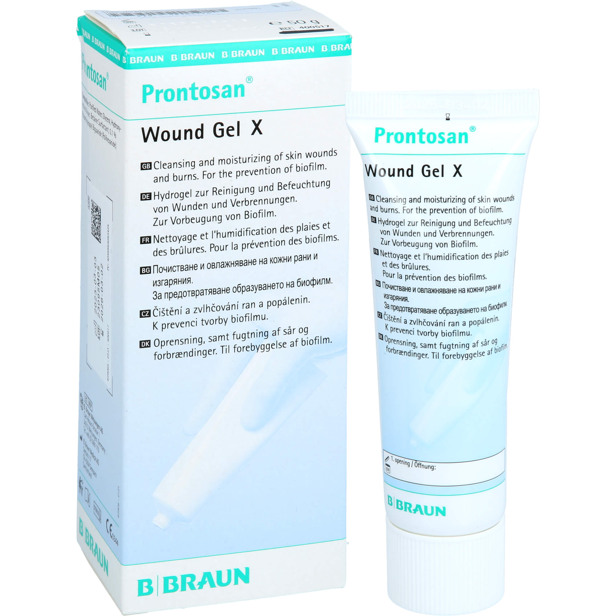 Wound prevent infection, reduce healing time, PRONTOSAN Wound Gel X ...