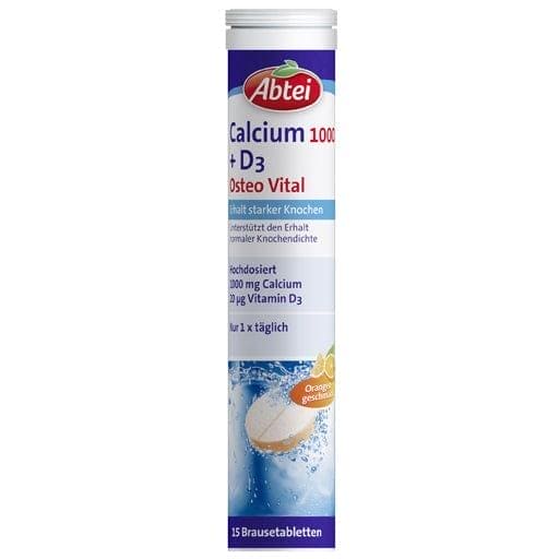 ABBEI Calcium 1000+D3 Osteo Vital effervescent tablets UK – ELIVERA UK
