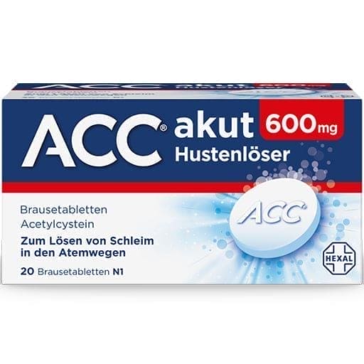 ACC acut 600 acetylcysteine effervescent tablets UK – ELIVERA UK