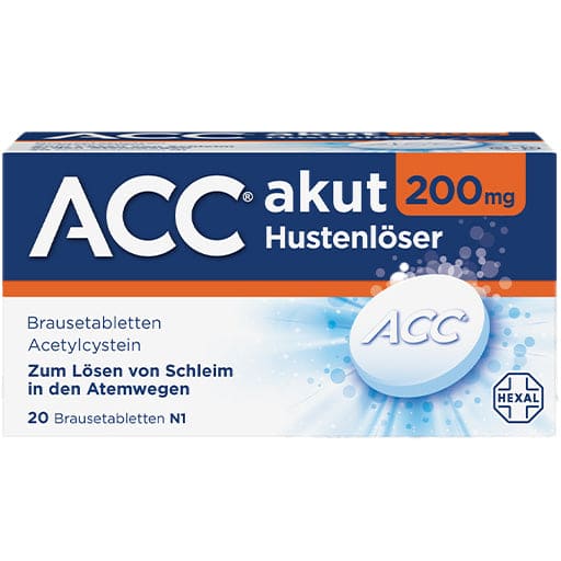 ACC acute 200 effervescent tablets – ELIVERA UK