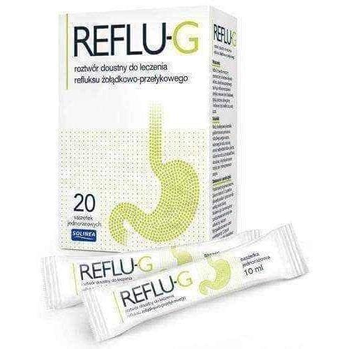 Acid reflux, Reflu-g x 20 sachets UK – ELIVERA UK