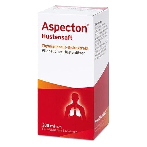 Acute bronchitis, Extract of thyme, ASPECTON cough syrup – ELIVERA UK