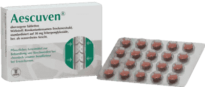 AESCUVEN, varicose veins, chronic venous insufficiency UK – ELIVERA UK