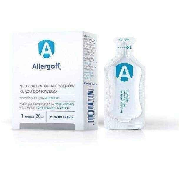 Allergoff liquid fabric neutralizer allergens 20ml x 6 pieces UK ...
