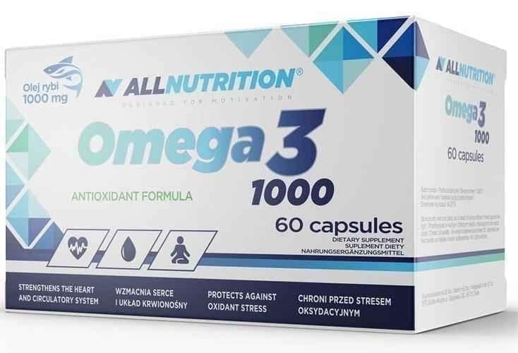ALLNUTRITION Omega 3 1000mg x 60 capsules – ELIVERA UK