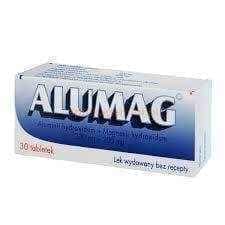 ALUMAG x 30 tablets acid reflux symptoms - alumag UK – ELIVERA UK