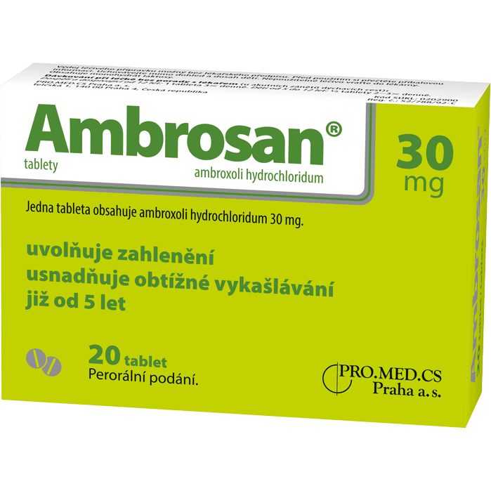 AMBROSAN 0.03 g x 20 tablets, bronchial asthma, cystic fibrosis UK ...