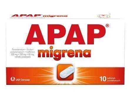 Apap Migraine aura x 10 tablets UK – ELIVERA UK