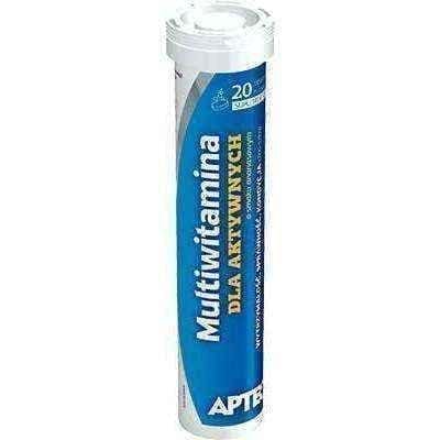 APTEO Multivitamin for active pineapple flavor x 20 effervescent ...