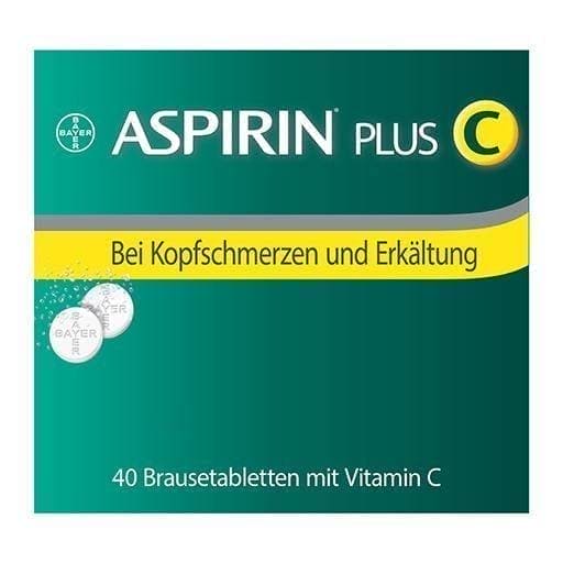 ASPIRIN Plus C effervescent tablets 40 pc ascorbic acid (vitamin C ...