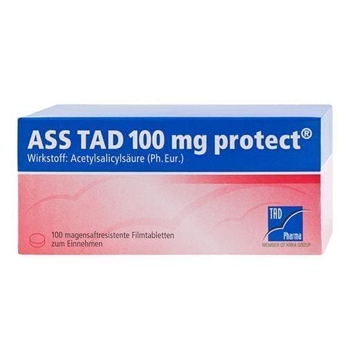 ASS TAD 100 mg acetylsalicylic acid UK – ELIVERA UK