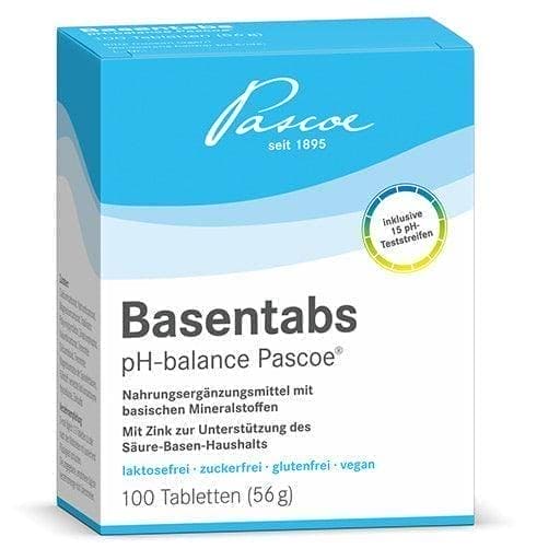 BASENTABS pH Balance Pascoe, acid base balance tablets UK – ELIVERA UK
