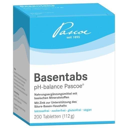 BASENTABS pH Balance Pascoe, acid base balance tablets UK – ELIVERA UK