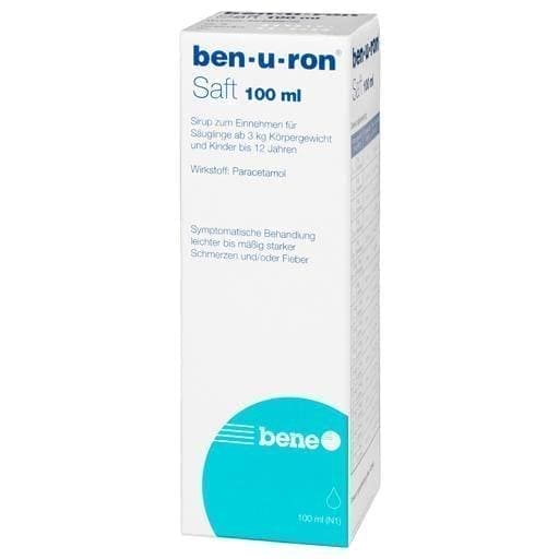 BEN-U-RON Paracetamol, pain, fever baby syrup UK – ELIVERA UK