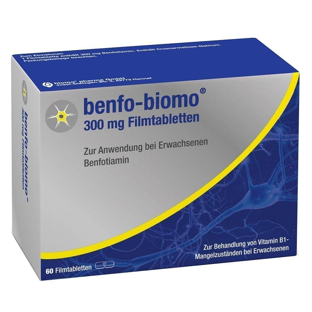 BENFO-biomo 300 mg benfotiamine, vitamin b1 deficiency UK – ELIVERA UK