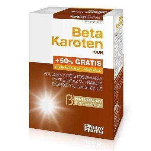 Beta Karoten Sun x 90 capsules UK – ELIVERA UK