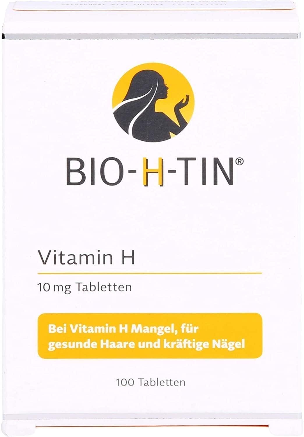 BIO-H-TIN Vitamin H 10 mg tablets – ELIVERA UK