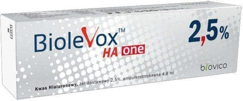 BIOLEVOX HA One hyaluronic acid 2.5% x 1 pre-filled syringe 4.8 ml ...