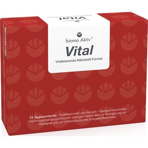 BIOMO Aktiv Vital drinking bottles 14-day portions UK – ELIVERA UK