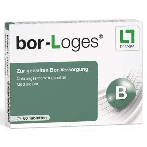 BOR-LOGES boron supplements tablets – ELIVERA UK