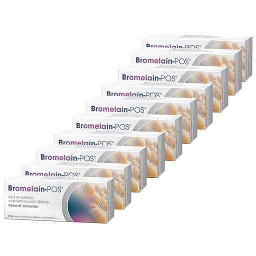 BROMELAIN POS gastro-resistant tablets, bromelain acne scars UK ...