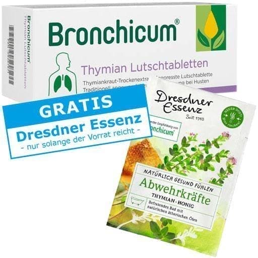 BRONCHICUM extract of thyme cough lozenges 50 pc UK – ELIVERA UK