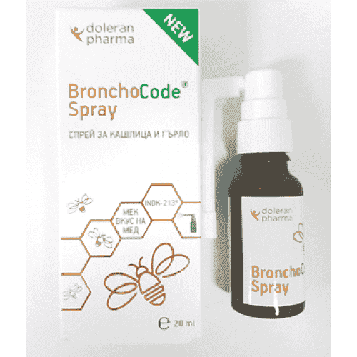BRONCHOCODE cough and throat spray 20ml / BronchoCode – ELIVERA UK