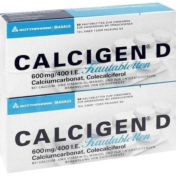 CALCIGEN D, calcium carbonate chewable tablets UK – ELIVERA UK