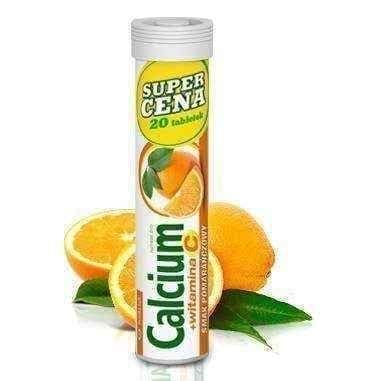 Calcium 300 + Vit. C x 20 effervescent tablets, calcium tablets UK ...