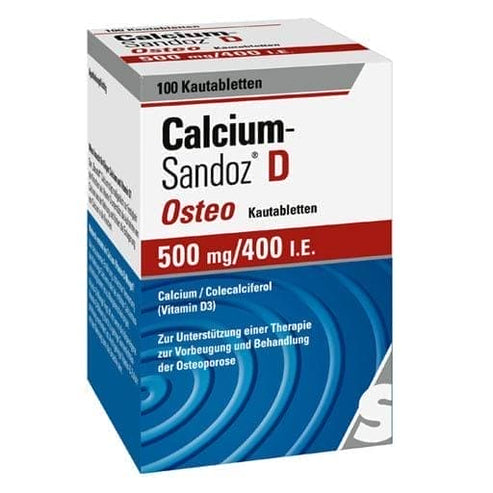 Calcium carbonate/colecalciferol, CALCIUM SANDOZ D Osteo chewable ...