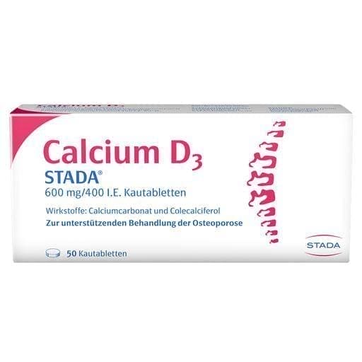 CALCIUM D3 STADA osteoporosis treatment chewable tablets – ELIVERA UK