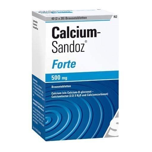 CALCIUM SANDOZ forte effervescent tablets – ELIVERA UK