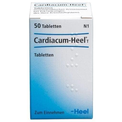 CARDIACUM Heel T Tablets, cardiovascular system diseases UK – ELIVERA UK