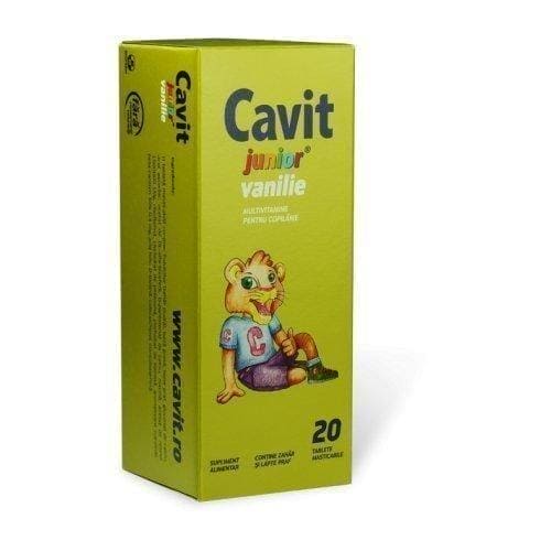 CAVIT JUNIOR VANILLA 20 chewable tablets UK – ELIVERA UK