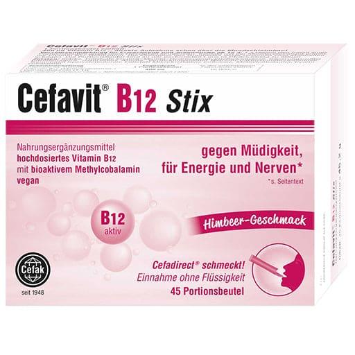 CEFAVIT Vitamin B12 Stix granules – ELIVERA UK