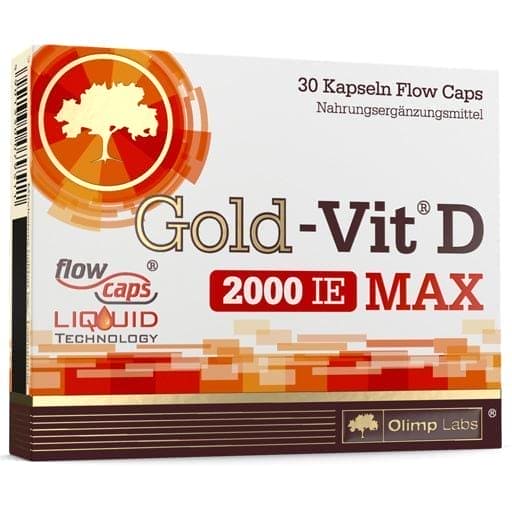 cholecalciferol, vitamin D, GOLD-VIT D Max Capsules UK – ELIVERA UK