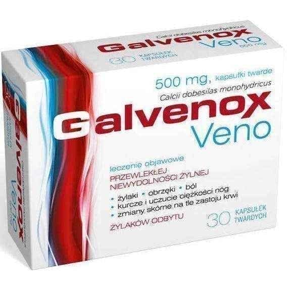 Chronic venous insufficiency | Galvenox Veno x 30 capsules UK – ELIVERA UK