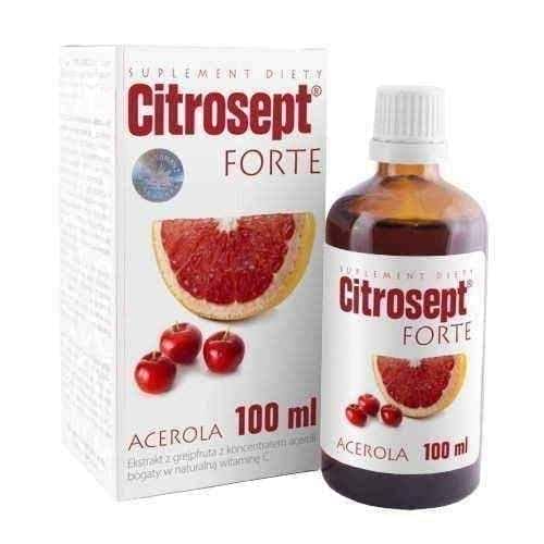 Citrosept Forte Acerola drops 100ml, Boost immune system – ELIVERA UK