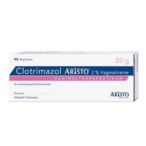 CLOTRIMAZOLE ARISTO 2% vaginal cream + 3 applicat. UK – ELIVERA UK
