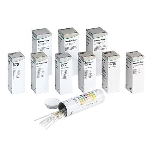 COMBUR 5 Test HC test strips determination of glucose, blood, protein ...