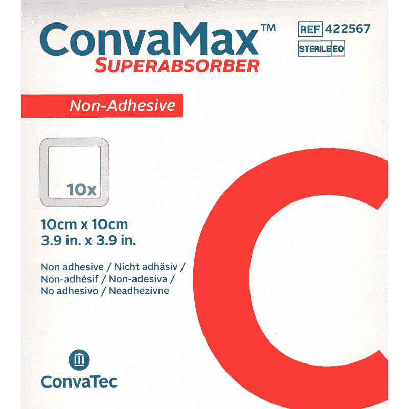 CONVAMAX superAbsorber non-adhesive 10x10 cm UK – ELIVERA UK