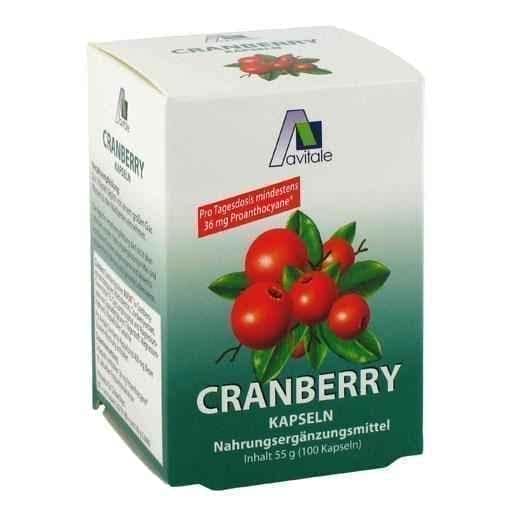 CRANBERRY CAPSULES 400 mg 100 pcs – ELIVERA UK