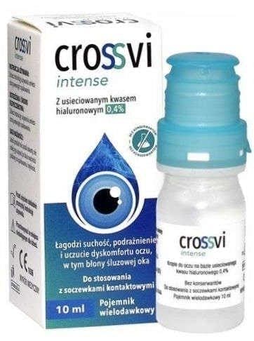 Crossvi Intense sodium hyaluronate eye drops 10ml – ELIVERA UK