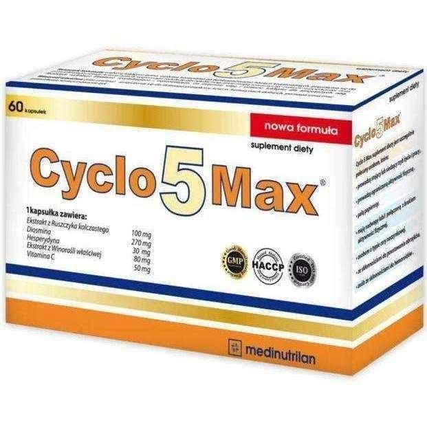 Cyclo 5 Max x 60 capsules, hesperidin – ELIVERA UK